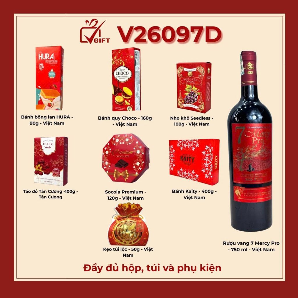 Giỏ Quà Tết V26097D