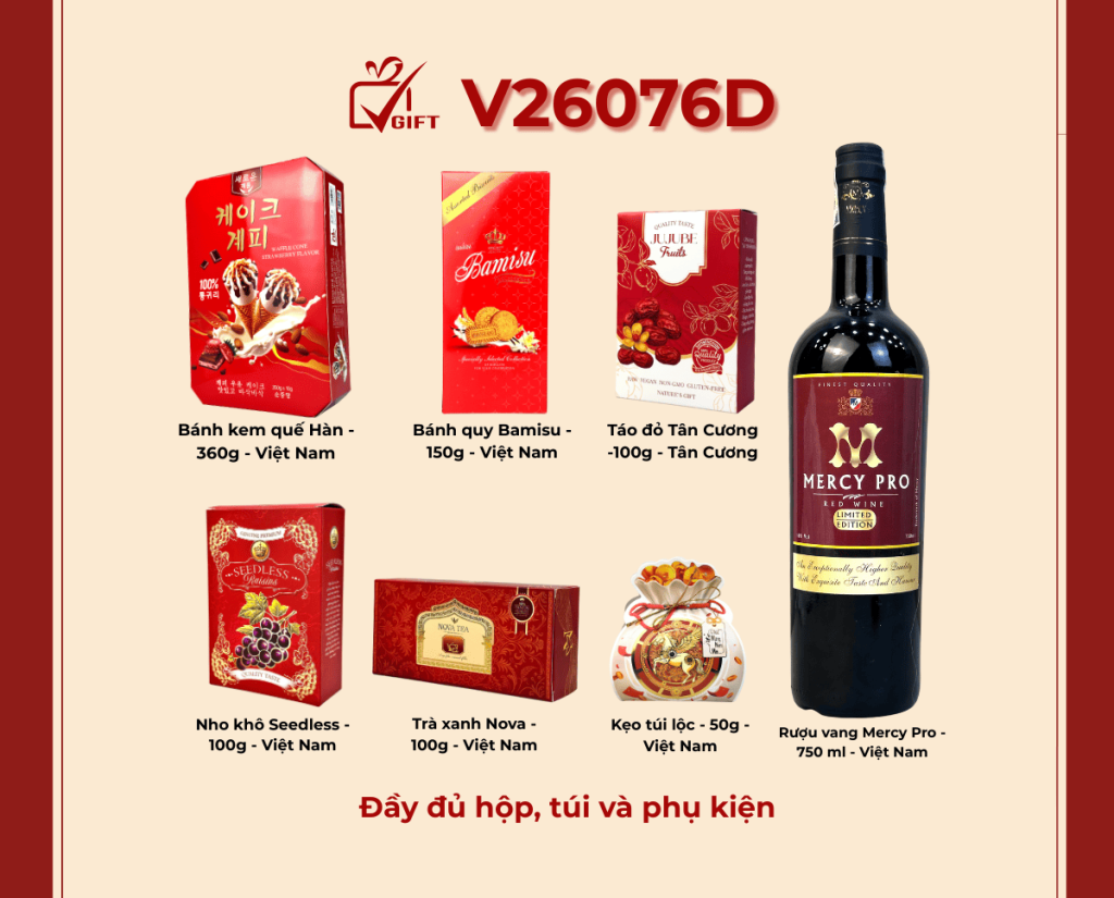 Giỏ Quà Tết V26076D