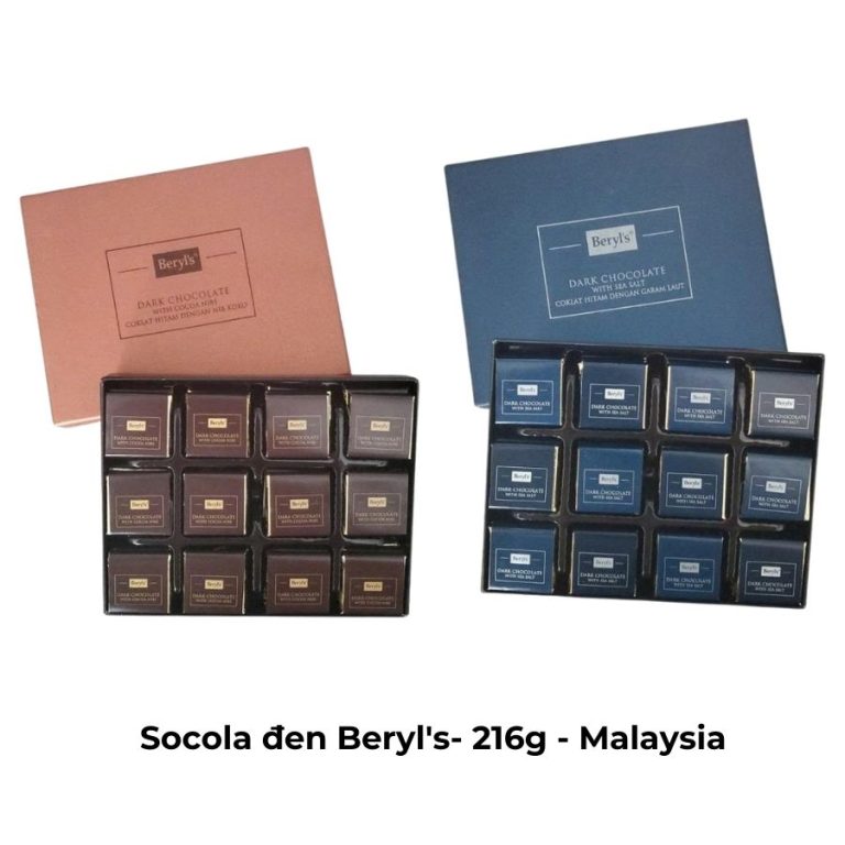 Socola đen Beryl's- 216g - Malaysia